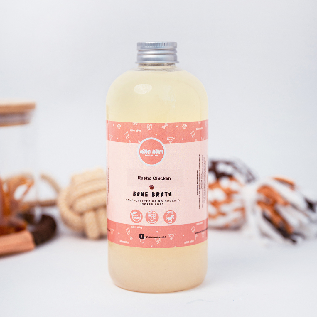 Rustic Chicken Bone Broth for Dogs | Bone Broth Chicken| UAE – Nom Nom ...